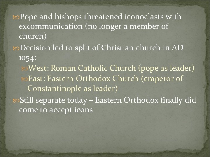 Chapter 10 The Byzantine Empire and Russia The