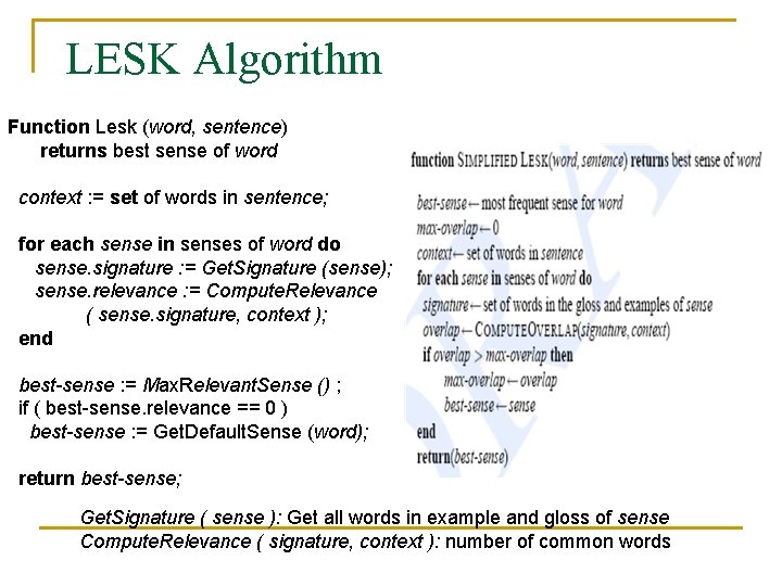 Computational Lexical Semantics Om Damani IIT Bombay Study