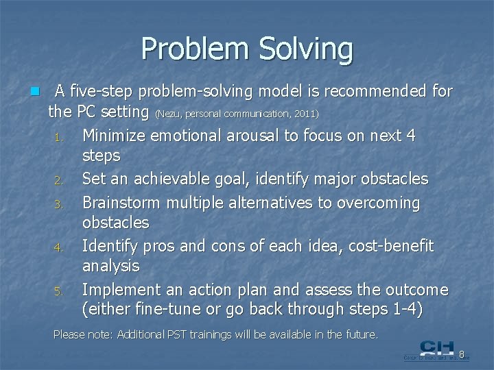 Common Behavioral and Cognitive Interventions in Primary Care