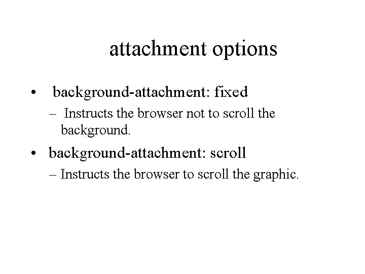 Cascading Style Sheets Color and Background Controls Border