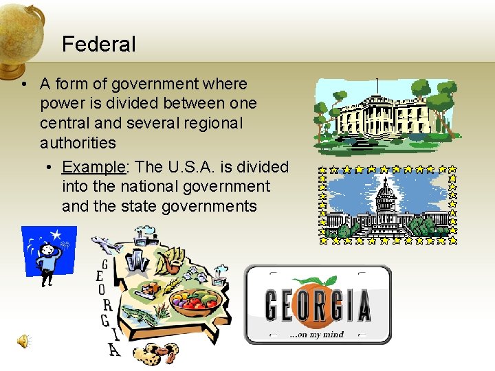 Government Systems Distribution of Power and Citizen Participation