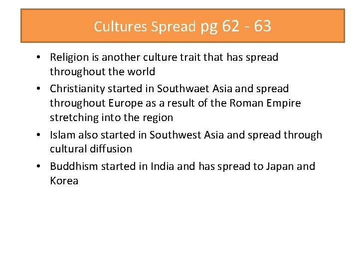Chapter 2 Lesson 2 B Cultures and Societies