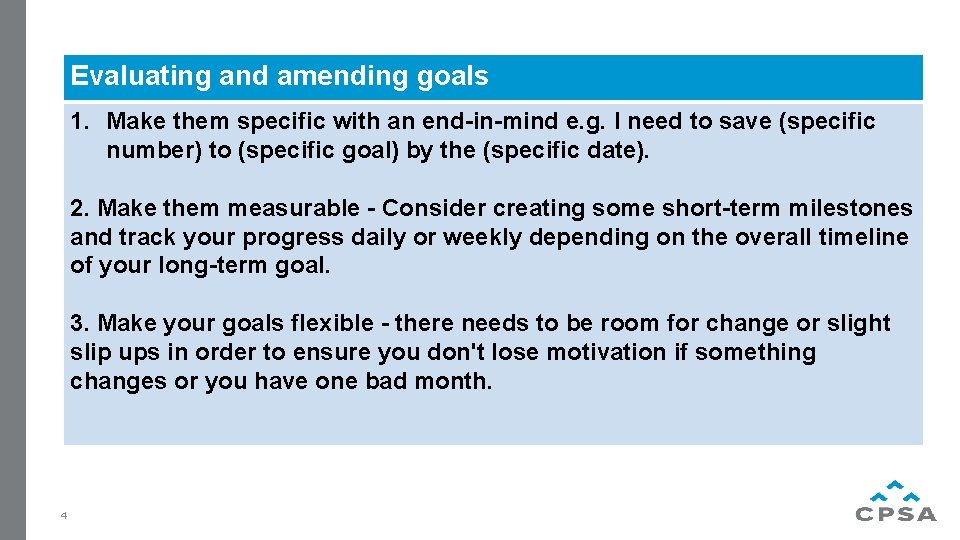 THE GOAL PLANNING RULEBOOK A 4 WEEK STRATEGY