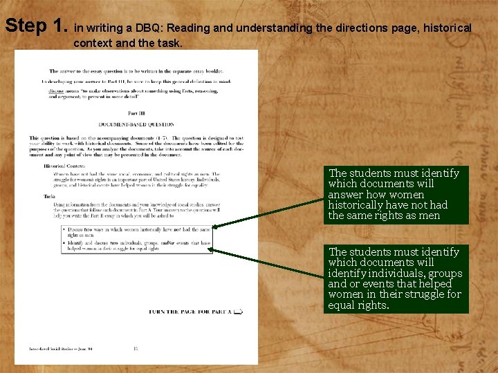 How to Write a DBQ Like Leonardo da