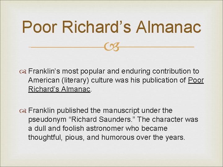 Poor Richards Almanac Benjamin Franklin Benjamin Franklin Worked
