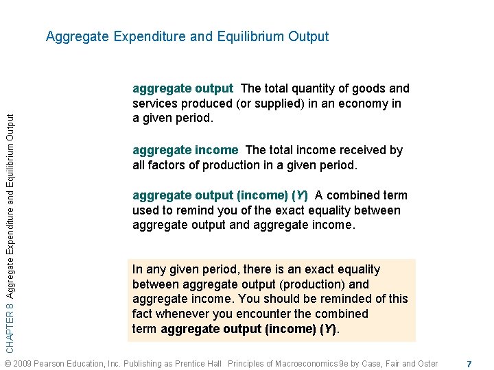 CHAPTER 8 Aggregate Expenditure and Equilibrium Output Power