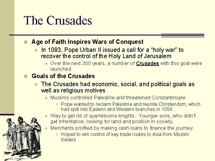 Church Reform and the Crusades Objectives 1 Explain