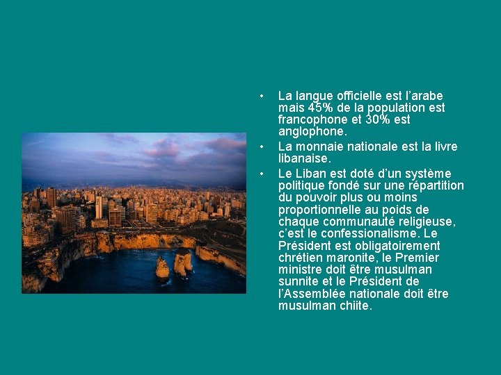 Le Liban A la croise de lOrient et