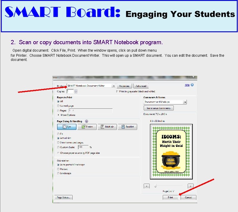 SMART Board Engaging Your Students Pam Yasenchak Grade