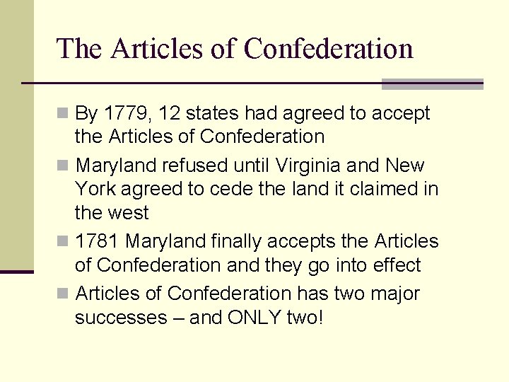 Building a New Nation The Constitutional Convention of