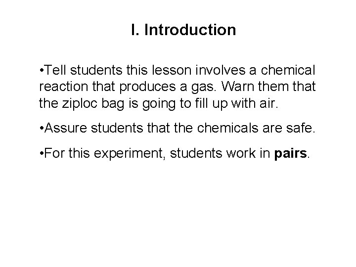 Chemistry in a Ziploc Bag Minilesson Vanderbilt Student