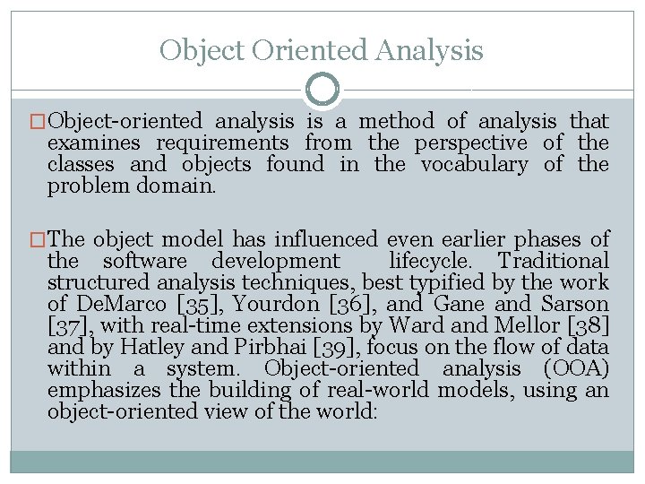 Differents Between Structured Analysis And Uml Objectoriented Development 7114