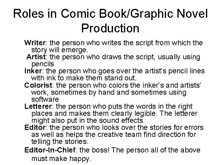 Graphic Novel Techniques Angels Bleed Closeup Extreme Closeup