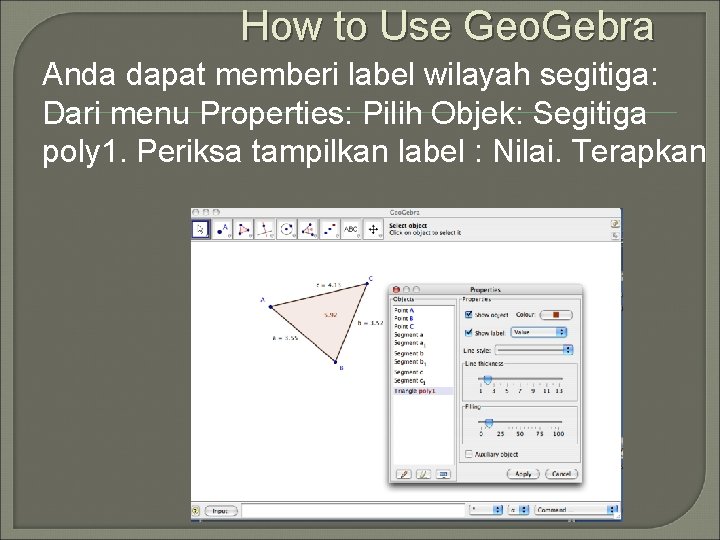 Pengenalan Geogebra Apa itu Geo Gebra Geo Gebra