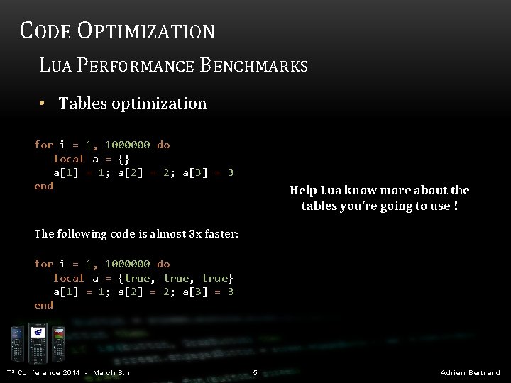 TInspire Lua ADVANCED SCRIPTING TECHNIQUES Adrien BERTRAND Adriweb