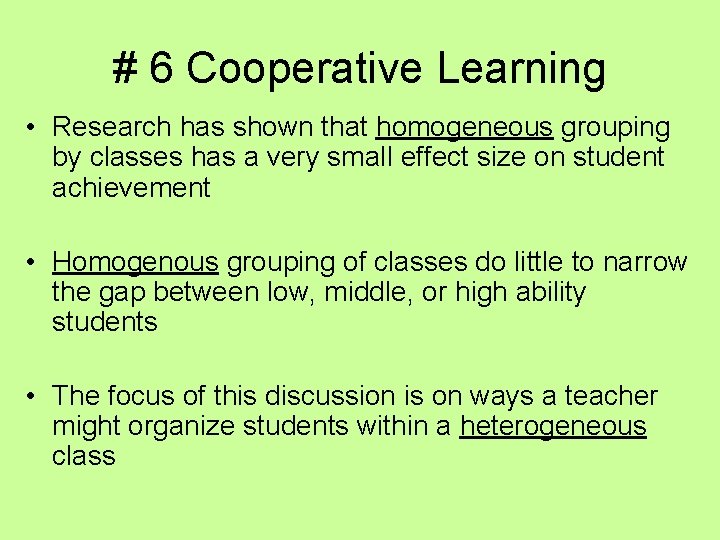 Marzanos Cooperative Groups Learning Strategy Benefits and dos