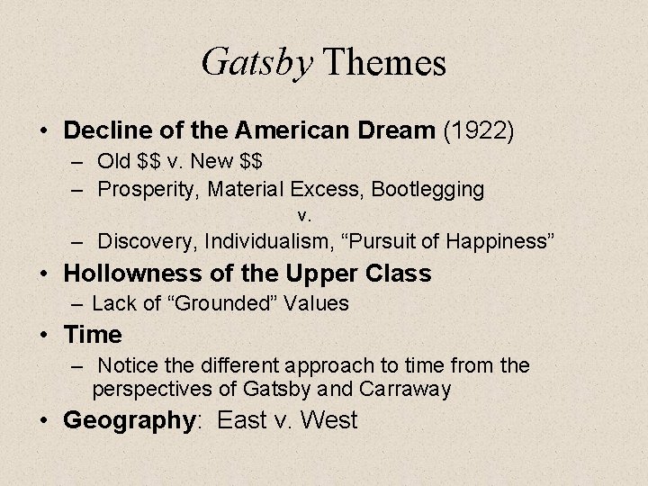 The Great Gatsby F Scott Fitzgerald The Great