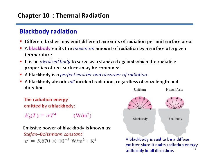Chapter 12 Radiation Processes and Properties Basic Principles