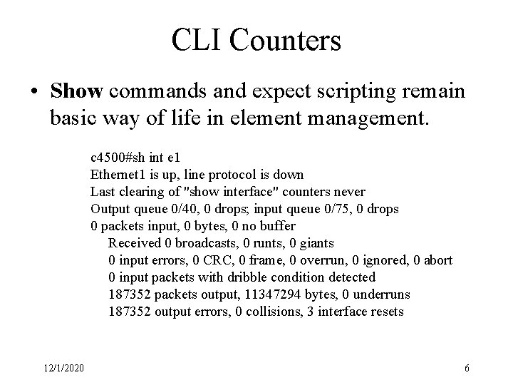 Understanding Standards Track IETF MIB Modules SNMP Counters