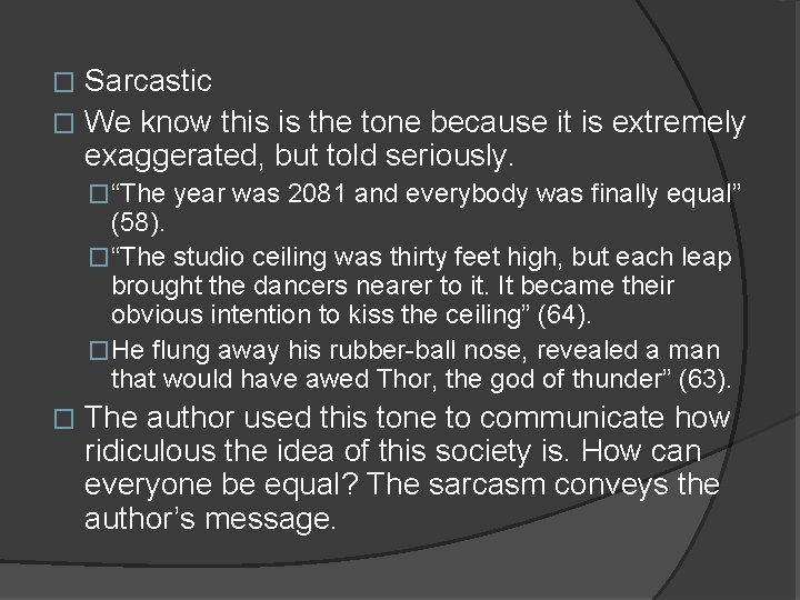 Group Discussion Questions HARRISON BERGERON Identify the protagonist