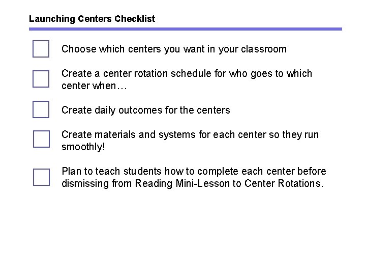 Reading Centers Building Independence 152015 Agenda 5 minutes