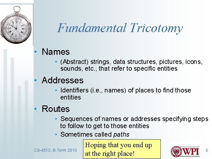 Introduction to Naming CS4513 Distributed Systems Hugh C