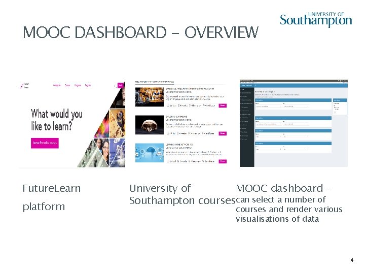 MOOC Observatory Dashboard Slides author Eugen Patrascu Presenter