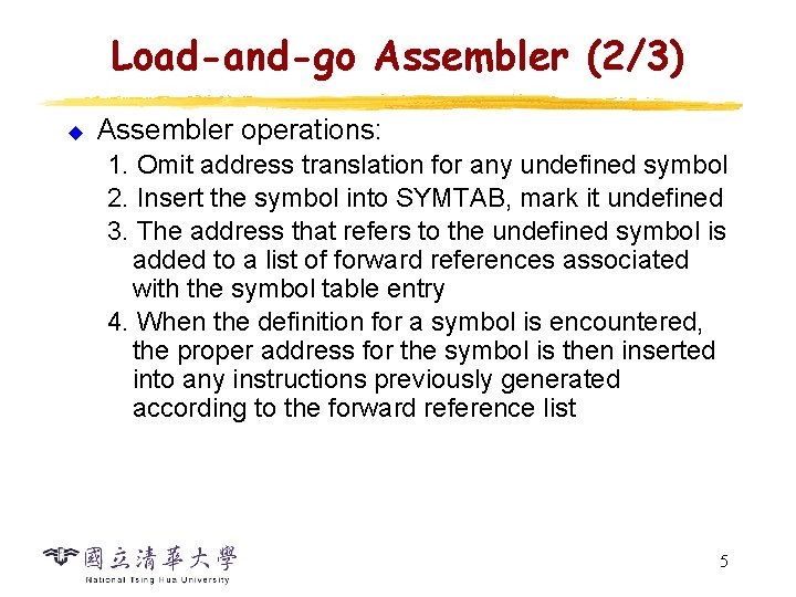 CS 2422 Assembly Language and System Programming Assembler