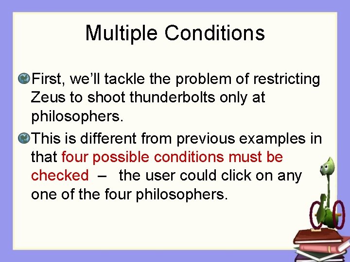 Execution Control With Ifelse And Boolean Questions Example