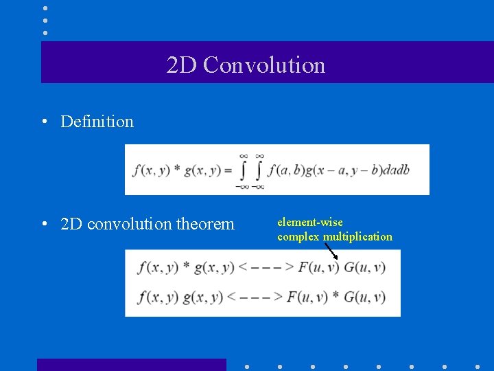 Convolution CS 474674 Prof Bebis Section 3 4