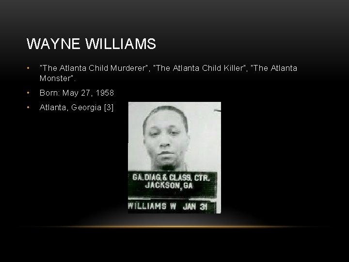 WAYNE WILLIAMS Brooke Wall Hannah Harlan Atlanta Child