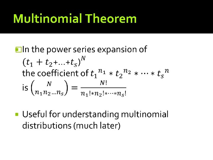Section 03 Combinatorial Principles Permutations and Combinations Permutations