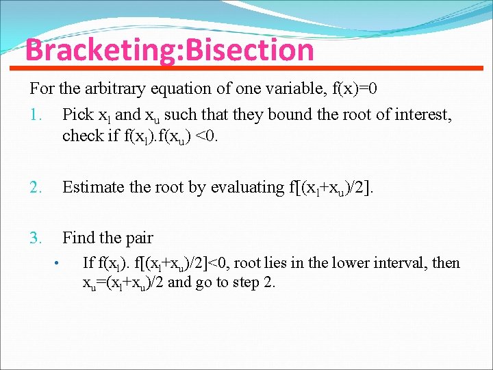 Chapter 3 Roots of Equations Objectives Understanding what