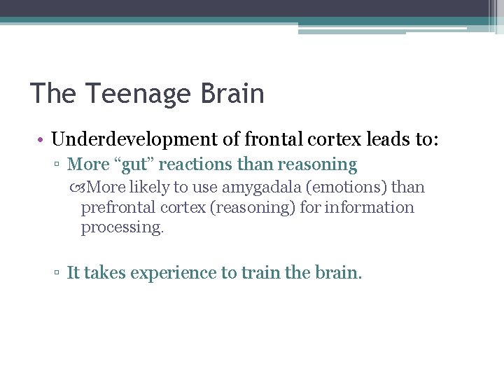 The Adolescent Brain Frontline Inside the Teenage Brain