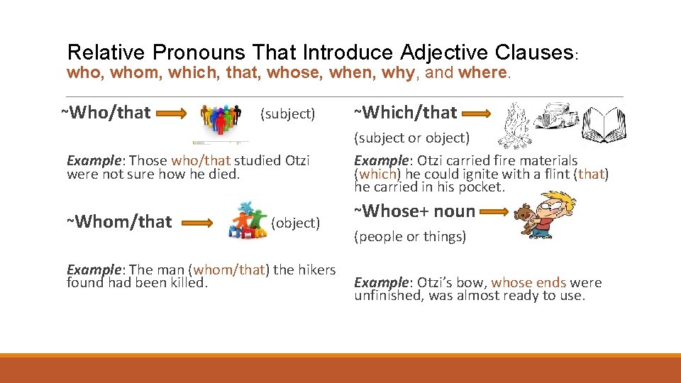 Adjective Clause PRESENTED TO YOU BY THE WRITING