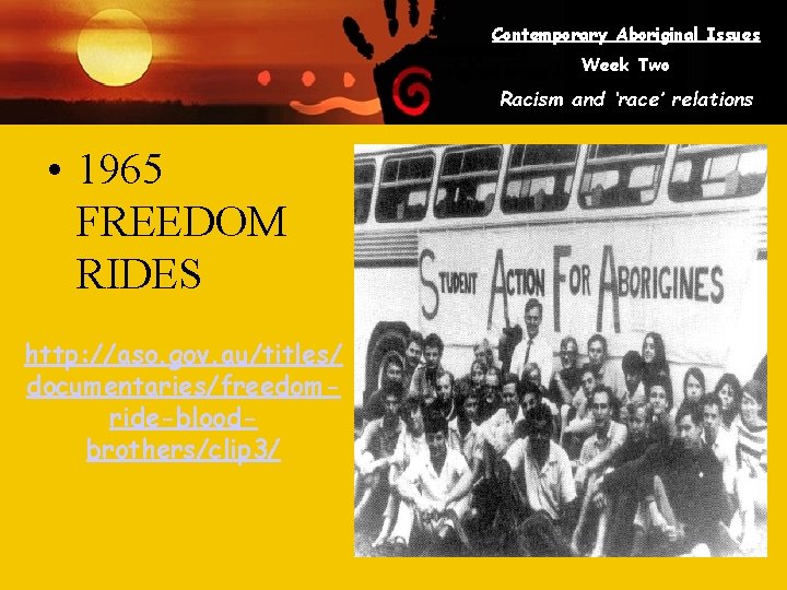 Contemporary Aboriginal Issues Week Two Racism and race