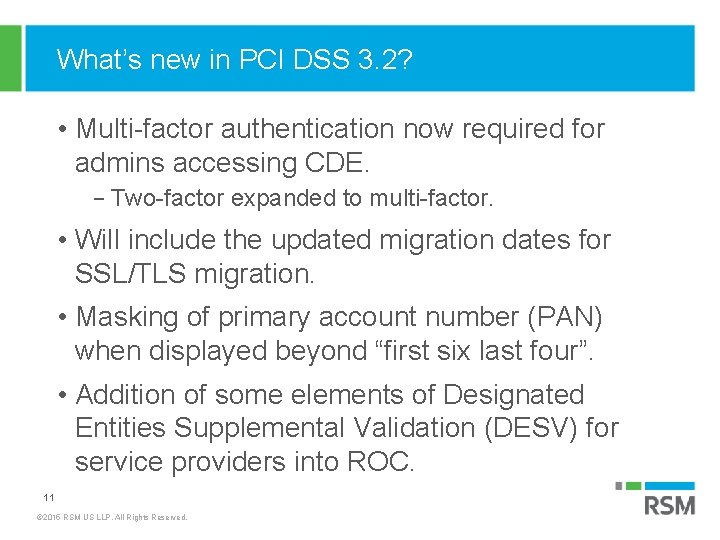 PCI 3 1 AND 3 2 AND BEYOND