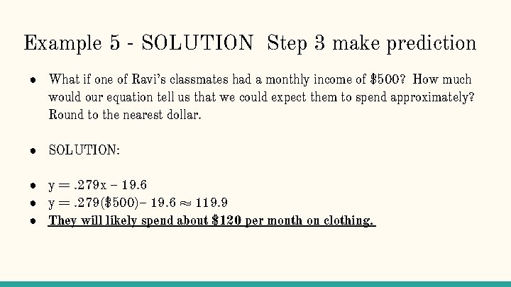 1 5 Personal Expenses Advanced Financial Algebra Introduction