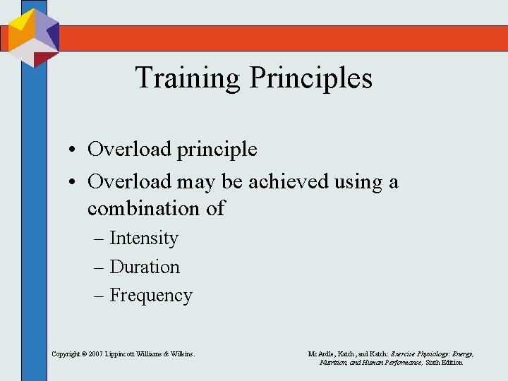 Chapter 21 Training for Anaerobic and Aerobic Power