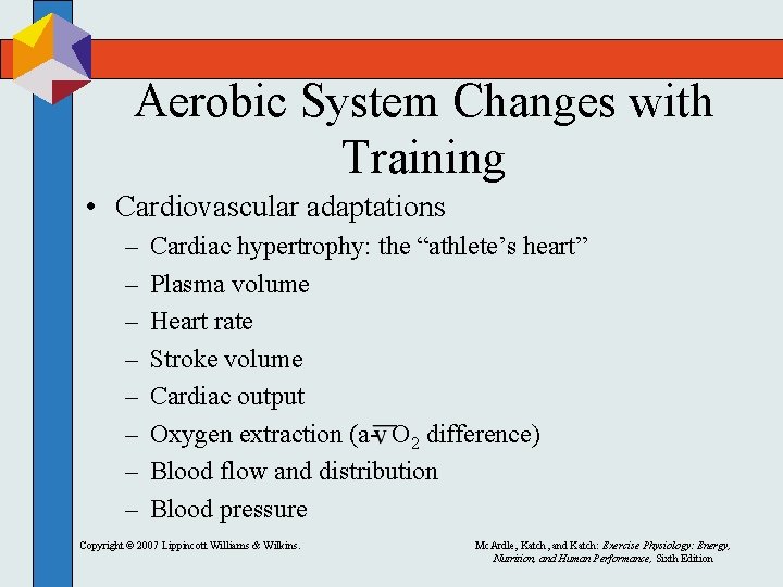 Chapter 21 Training for Anaerobic and Aerobic Power
