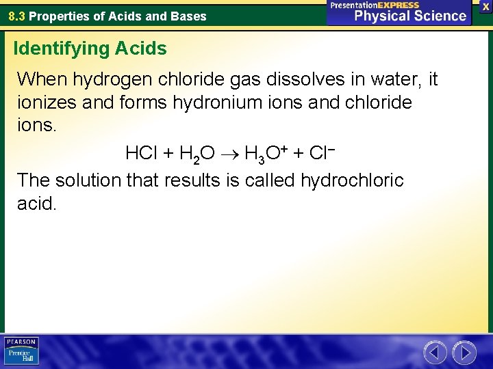 8 3 Properties of Acids and Bases One