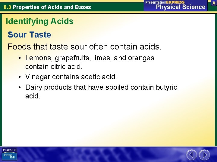 8 3 Properties of Acids and Bases One