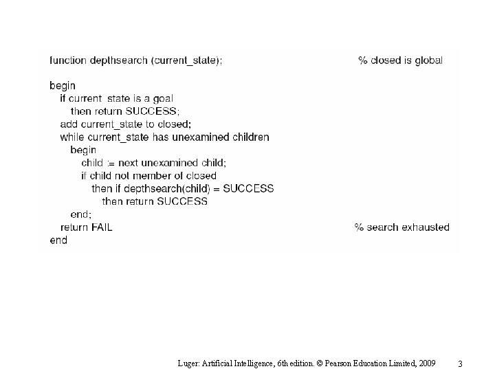 Building Control Algorithms For State Space Search 5