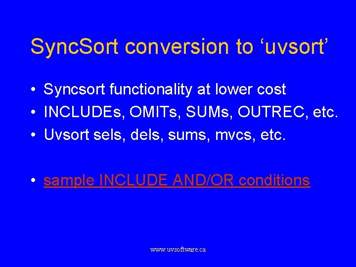 Mainframe Conversion Using the Vancouver Utilities by Owen