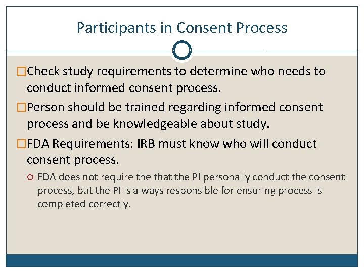 Informed Consent Overview EMORY UNIVERSITY INSTITUTIONAL REVIEW BOARD
