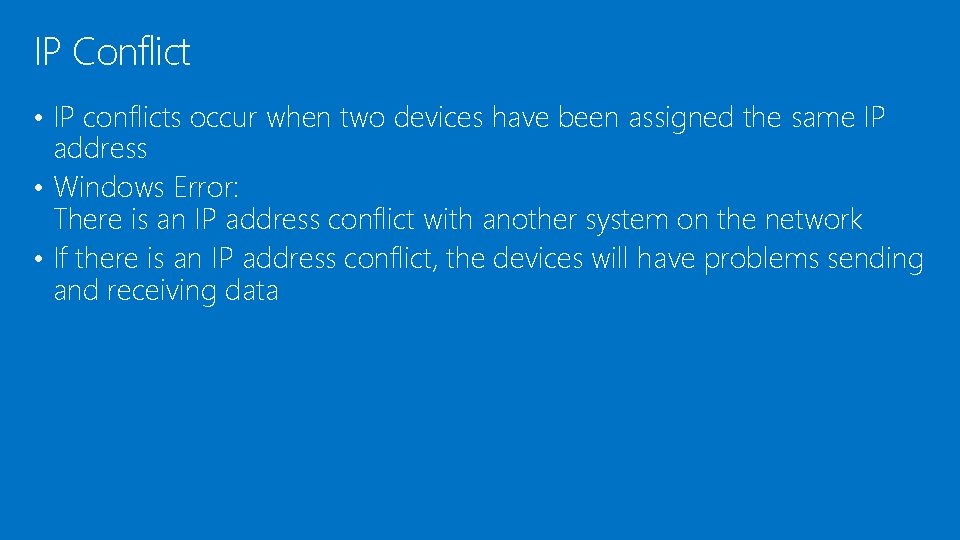 Understanding Internet Protocol Module 4 Objectives SkillsConcepts Objective