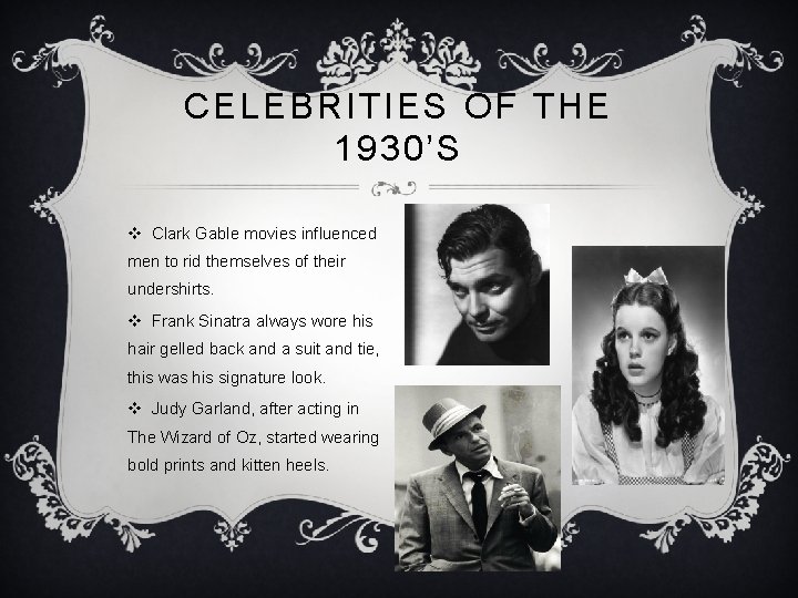 THE HISTORY OF FASHION 1930 1939 By Emily