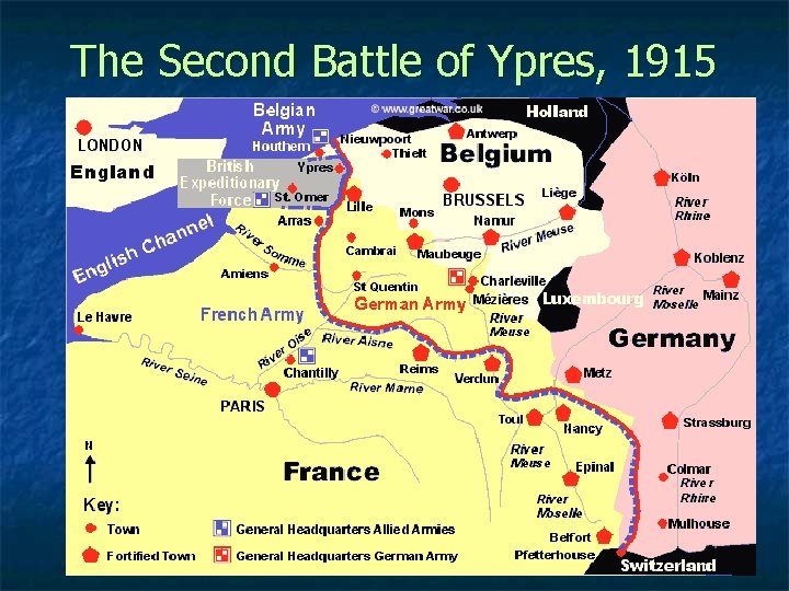 The Second Battle of Ypres April 1915 World