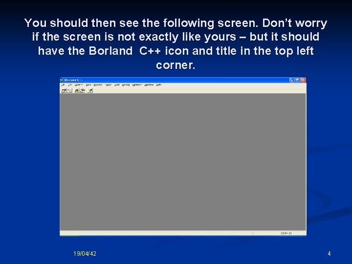 How to Use The Borland C Compiler Version How to Use The Borland C Compiler Version