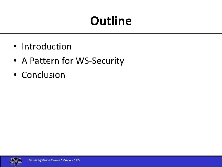 A Pattern for XML Signature Presented by Keiko